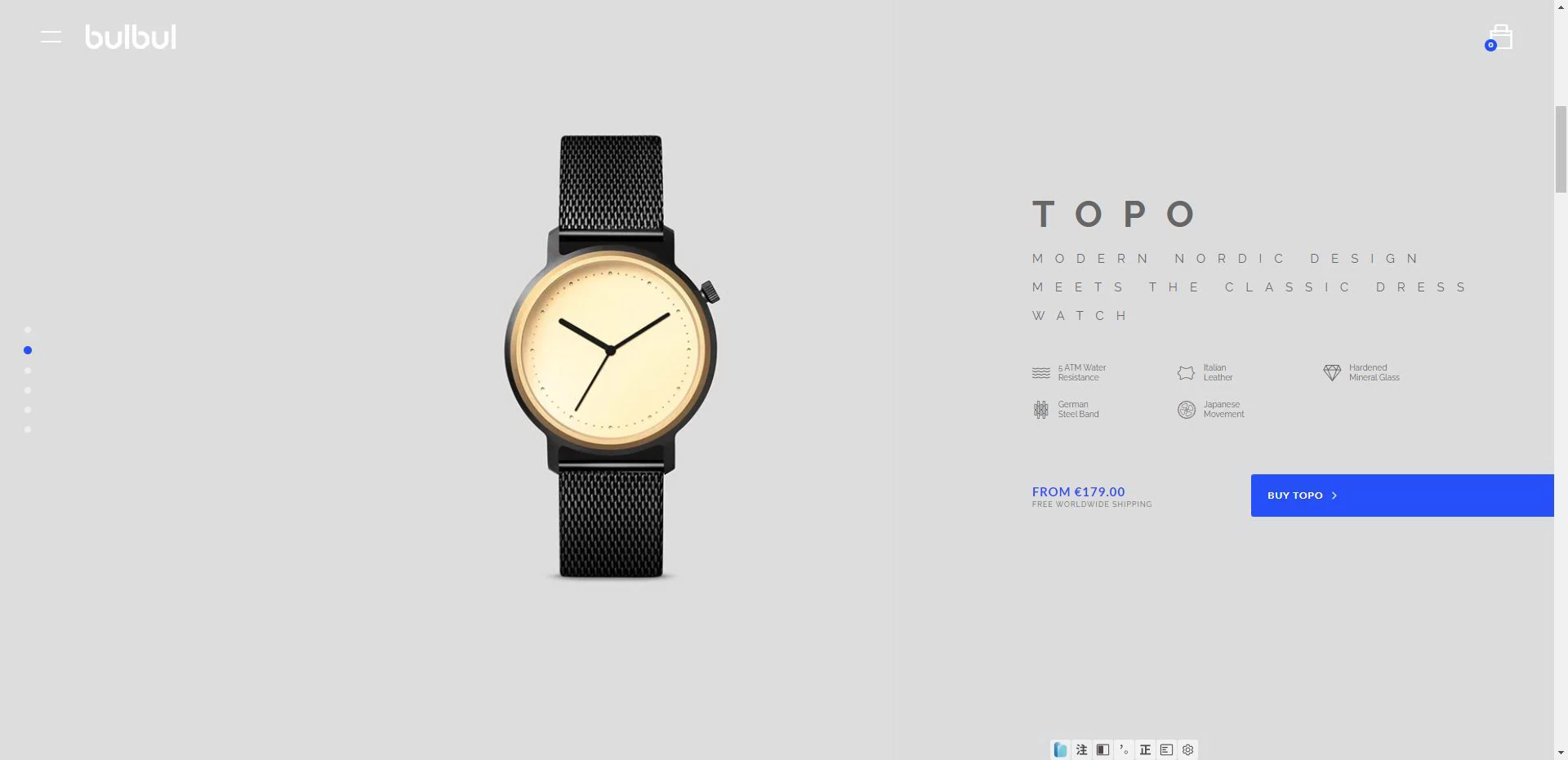 Bulbul Watches | 艾迪網頁設計